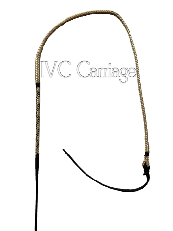 MCR Presentation Carriage Driving Whip with Brass Ferrules | IVC Carriage
