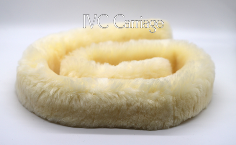 Sheepskin Horse Harness Trace Cover | IVC Carriage