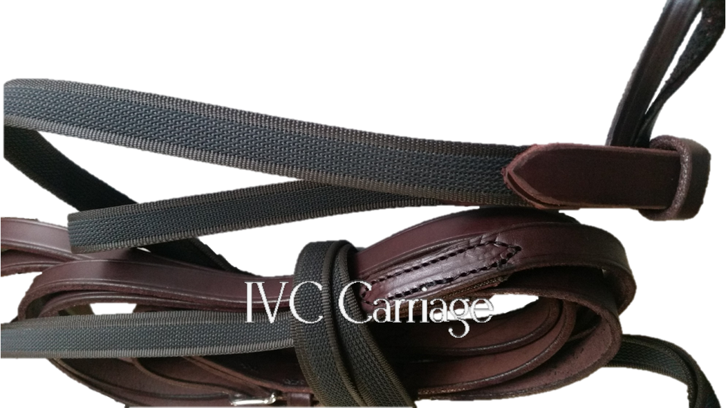 Horse Driving Reins | IVC Carriage | Carriage Supplies